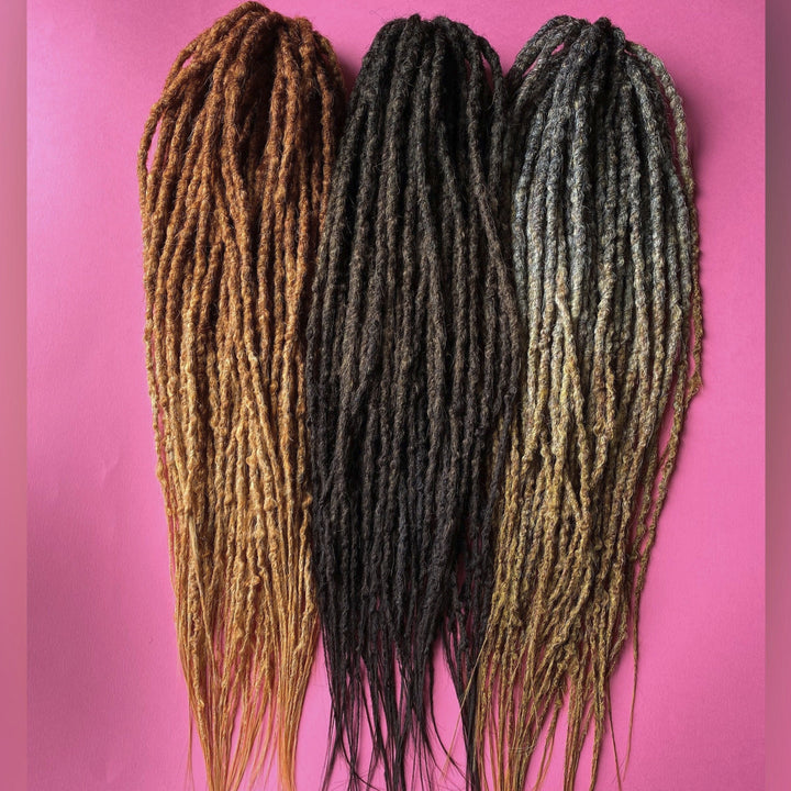 Red and Ginger Synthetic Dreadlocks | Handmade Dread Sets – MeadowDreads